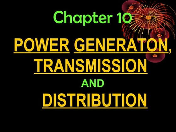 Generation, Transmission, And Conversion of Electricity | PPTX | Consumer Electronics ...