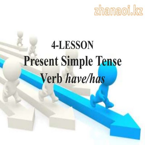 4.present simple tense, havehas | PPTX