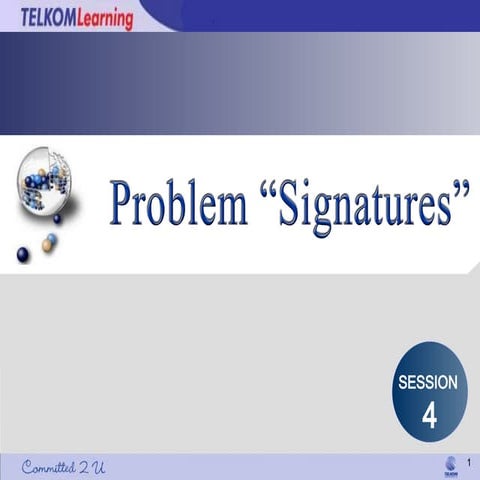 Problem Signature in CDMA2000 Operation.ppt