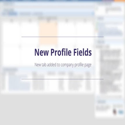 Bid Management Enhancements - New Profile Fields | PPT