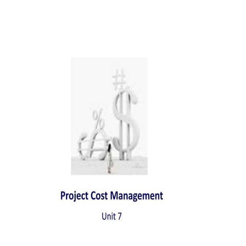 4- Project Cost Management.ppt