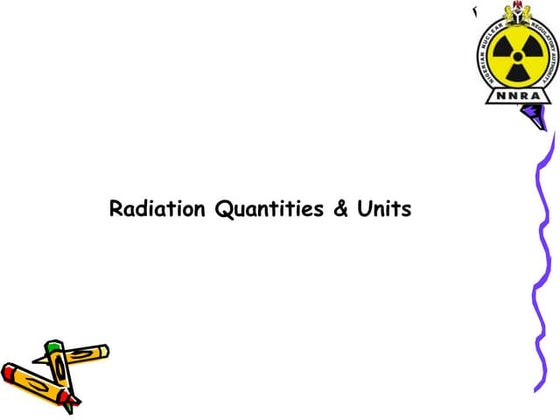 Radiation units | PPTX