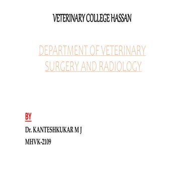 Technical chart for Veterinary Radiography.pptx