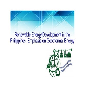 National Renewable Energy Program (NREP) 2020-2040 and sector updates ...