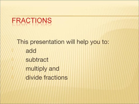 Multiplying Fractions.pptx | Homework and Study | Education