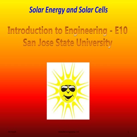 How solar cells work | PPTX