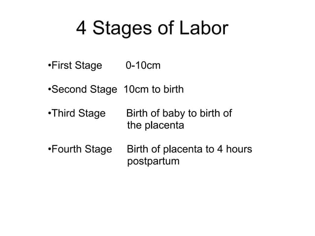 Mechanism of Labour and stages of labour | PDF