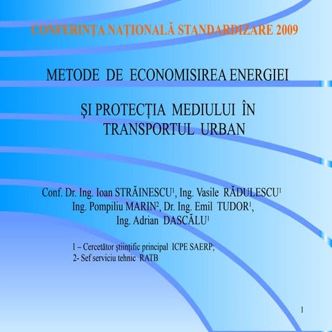 4. Metode de Economisire a Energiei | PPS
