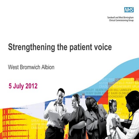 4. strengthening the patient voice part 2v2 nick harding 5 july 2012 | PPT