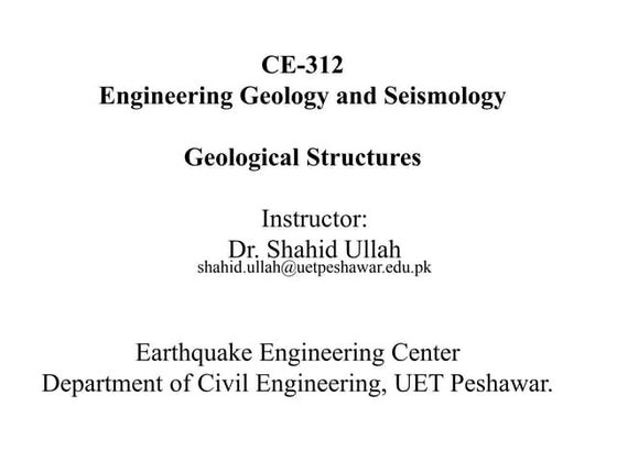 Description and classification of folds | PPT | Geology | Science