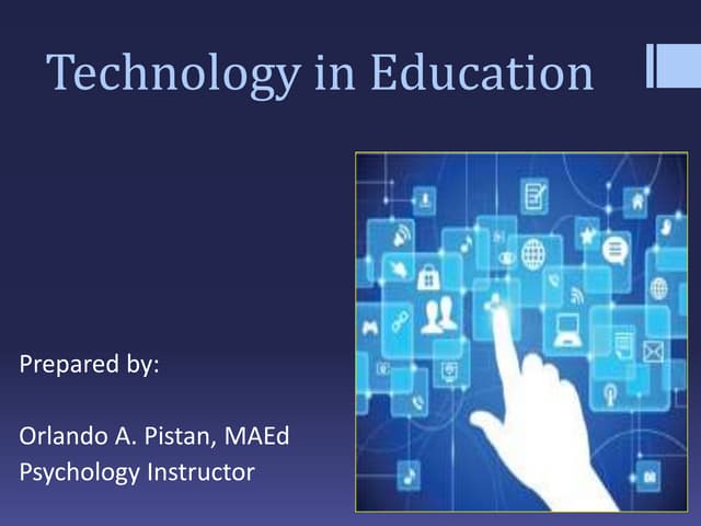 Components of Educational Technology | PPTX | Education