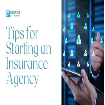 Tips for Starting an Insurance Agency | PPT