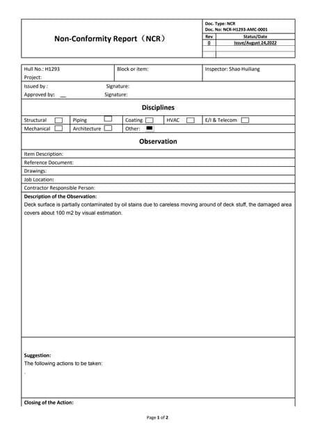 Hydrill Co. Colour code and temperature ranged for three different ...