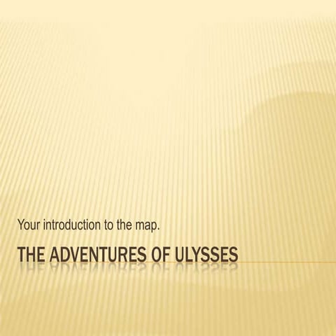 4 Thursday Ulysses Introduction | PPTX | Europe Travel | Travel Locations