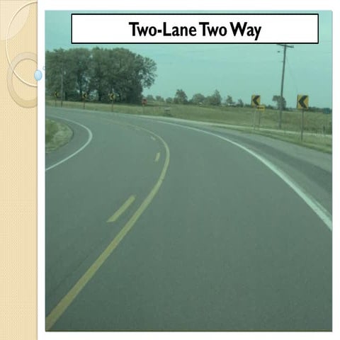 Geometric design Two-way two-lane capacity | PDF