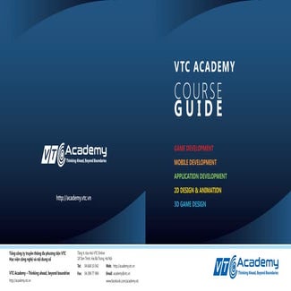 Tài liệu giới thiệu về các khóa học tại VTC Academy | PDF
