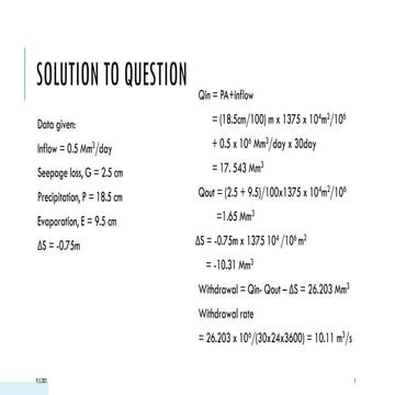Rational and scs method for peak discharge | PPTX