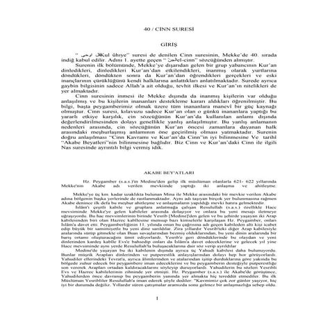 40.cin suresi | PDF
