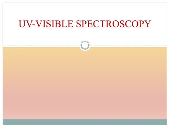 Solvents and solvent effect in UV - Vis Spectroscopy, By Dr. Umesh ...