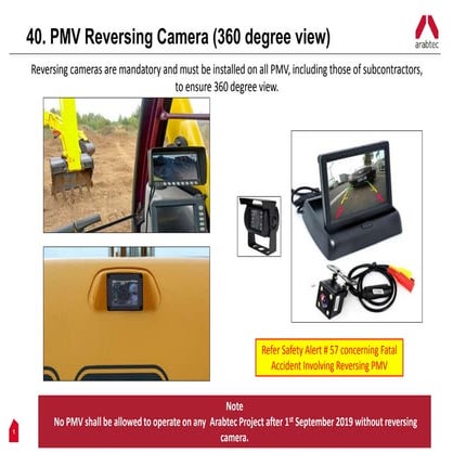 40. pmv reversing camera rev 00 may 2019 | PPTX