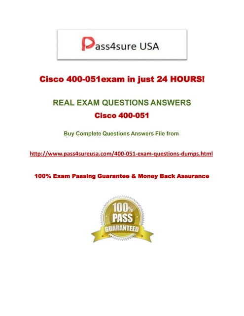 Cisco 100-101 Exam Questions and Answers | PPT