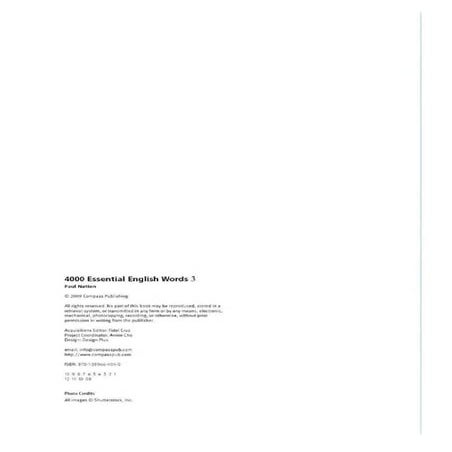 4000 essential english words book 3 | PDF