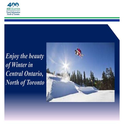 Winter in Central Ontario - North of Toronto presentation | POTX