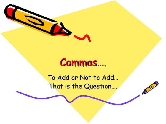 Grammar - Comma Use | PDF