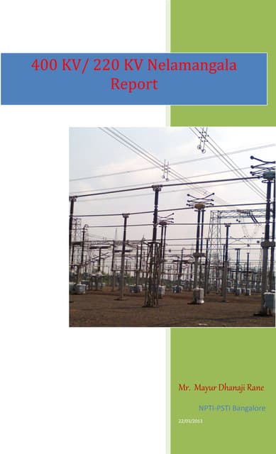 220 66 kv nrs sub report | PDF