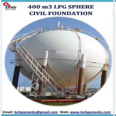 400 m3 lpg sphere civil foundation | PDF