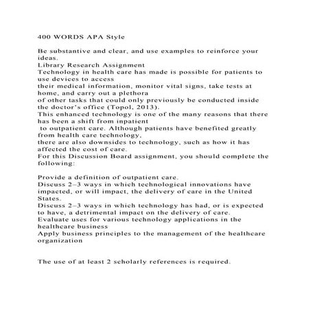 400 WORDS APA StyleBe substantive and clear, and use examples to.docx