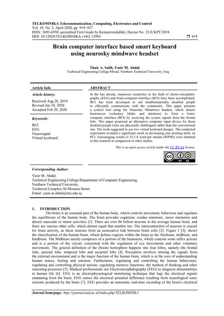 Irjet Survey On Home Automation System Using Brain Computer Interface Paradigm Based On