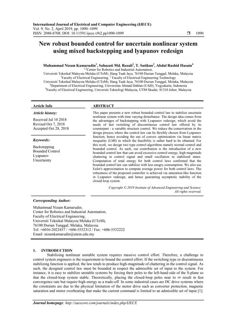 A Hybrid Bacterial Foraging And Modified Particle Swarm Optimization For Model Order Reduction Pdf