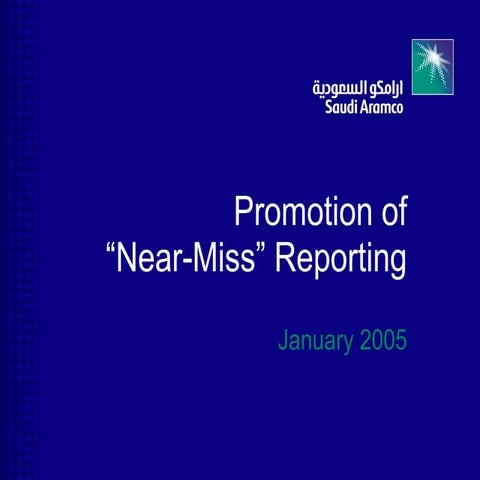 Near miss presentation | PPT