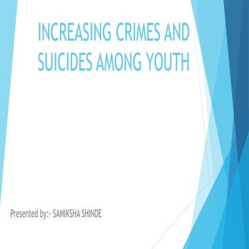 401799841-Increasing-Crimes-and-Suicides-Among-Youth.pptx