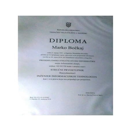 Diploma Marko Bockaj | PDF