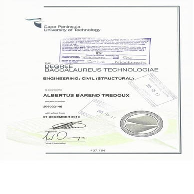 B-Tech Degree Cert. | PDF