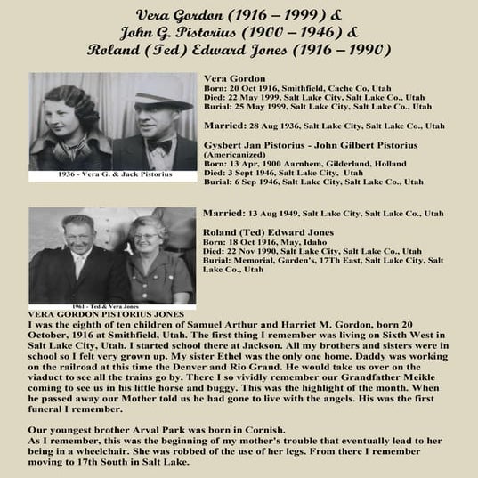 Vera Gordon P. Jones | PDF
