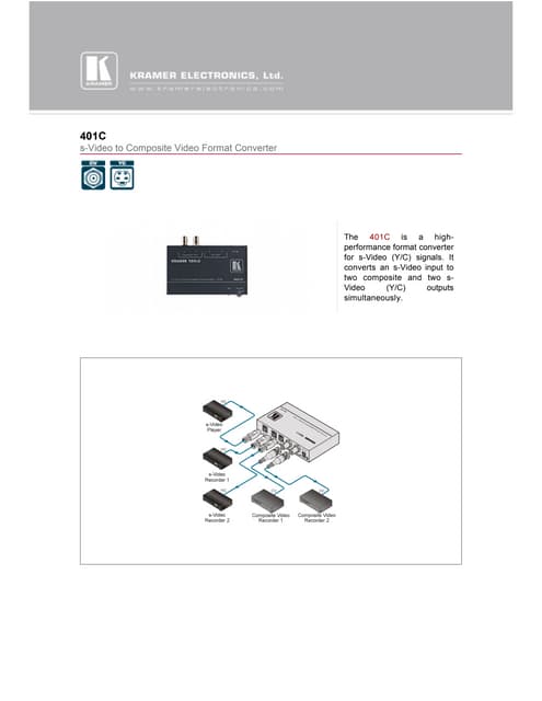 Kramer VM-50YC | PDF