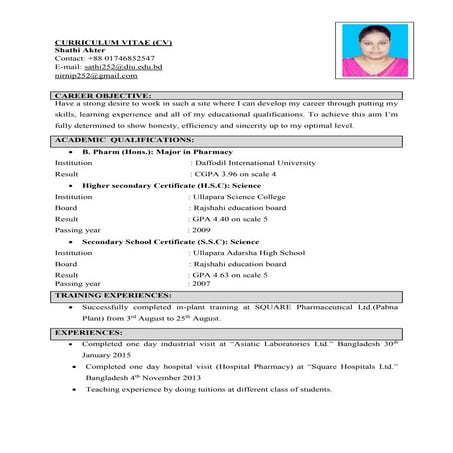 Final CV for cdc (1) (2) | PDF | Education