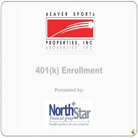 401k Enrollment Slideshow | PPSX