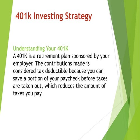 401k investing strategy | 401k Retirement Plan | PPT
