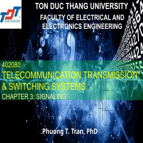 402080 - TELECOMMUNICATION TRANSMISSION AND SWITCHING SYSTEMS - CHAPTER 3.pptx