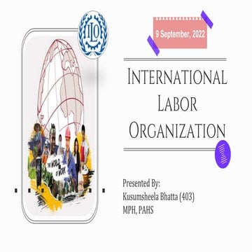 International Labor Organization | PPT