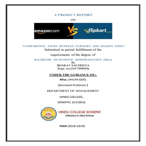 E-commerce project in brief pdf | PDF