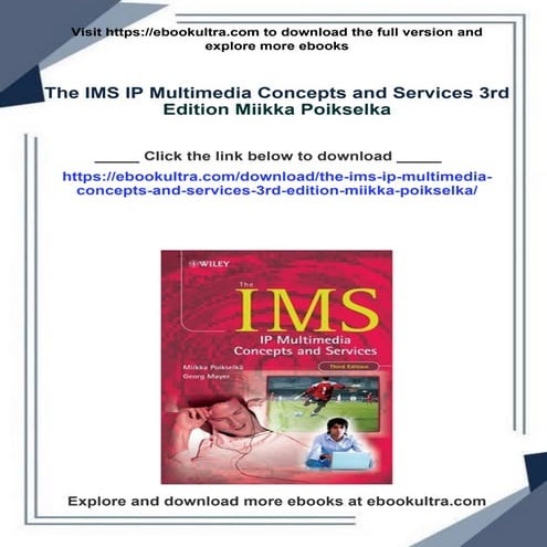 The IMS IP Multimedia Concepts and Services 3rd Edition Miikka ...