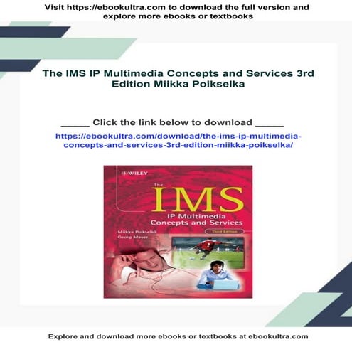 The IMS IP Multimedia Concepts and Services 3rd Edition Miikka Poikselka | PDF