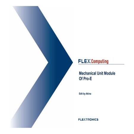 mechanical unit module | PPT