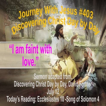 403 I am faint with love 404 Leaning on Her Beloved | PPTX