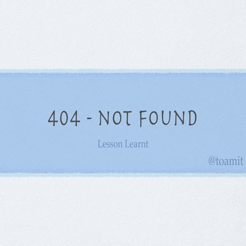 404 not found | PPT